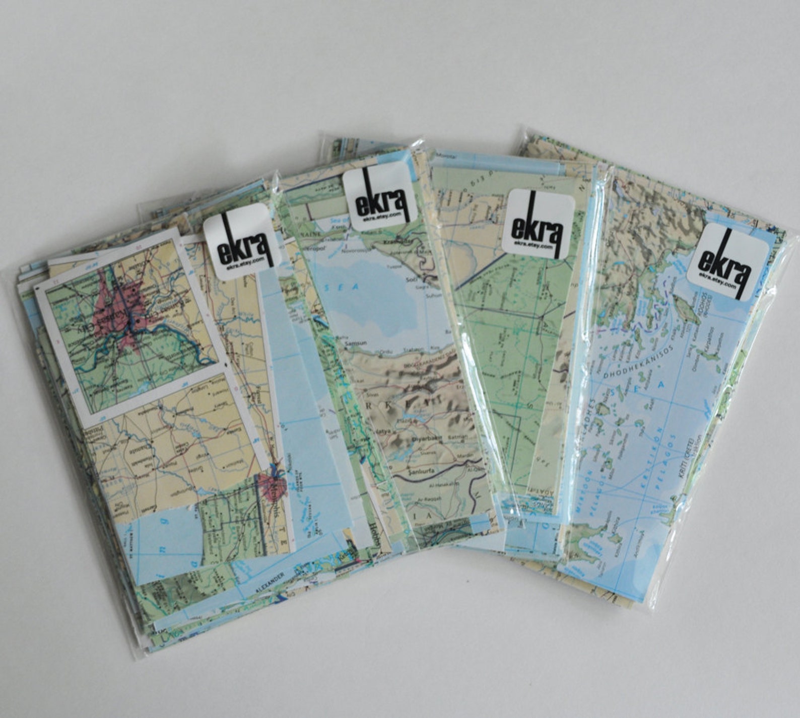 Map Paper Scrap Pack Wedding DIY Decorations Travel Themed | Etsy