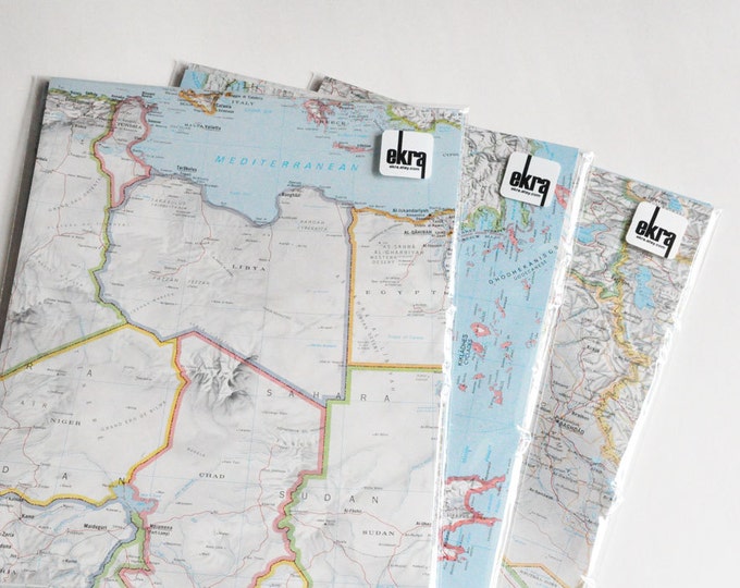 Map Paper Pack Wedding DIY Decorations Travel Themed Wedding 15 Large ...