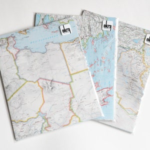 Map Paper Pack Wedding DIY Decorations Travel Themed Wedding 15 Large ...