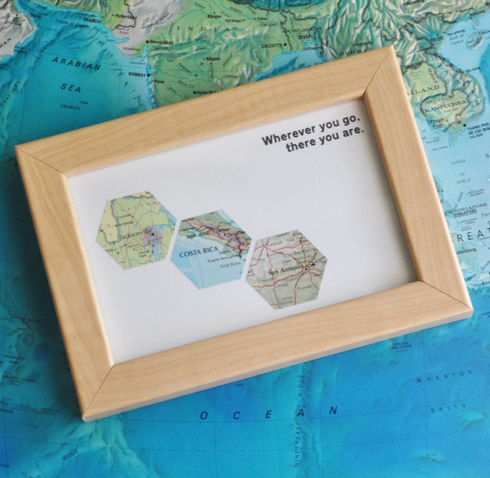 Personalized Gift for Parents Distance Family Map Art - Etsy