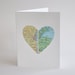 Long Distance Relationship Map Heart in Two Places Custom - Etsy