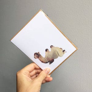 Camel Blank Greeting Card Reproduction of My Original - Etsy