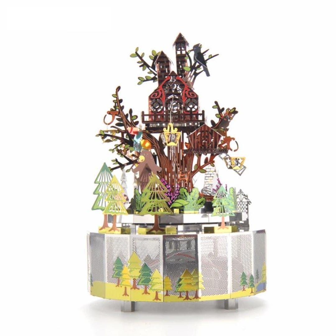 Microworld Forest Rhapsody 3D Metal Puzzle DIY Metal Model Kit Music ...