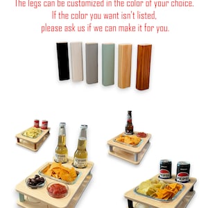 Personalized Large Couchbar Drink and Snack Holder for the Sofa - Snack ...