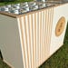Foldable Mobile Charcuterie Cart – Collapsible Food Display Table on ...