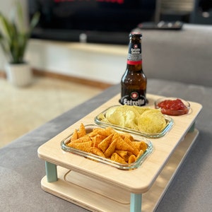 Couchbar – Wooden Drink and Snack Holder for the Sofa - Snack Bar ...