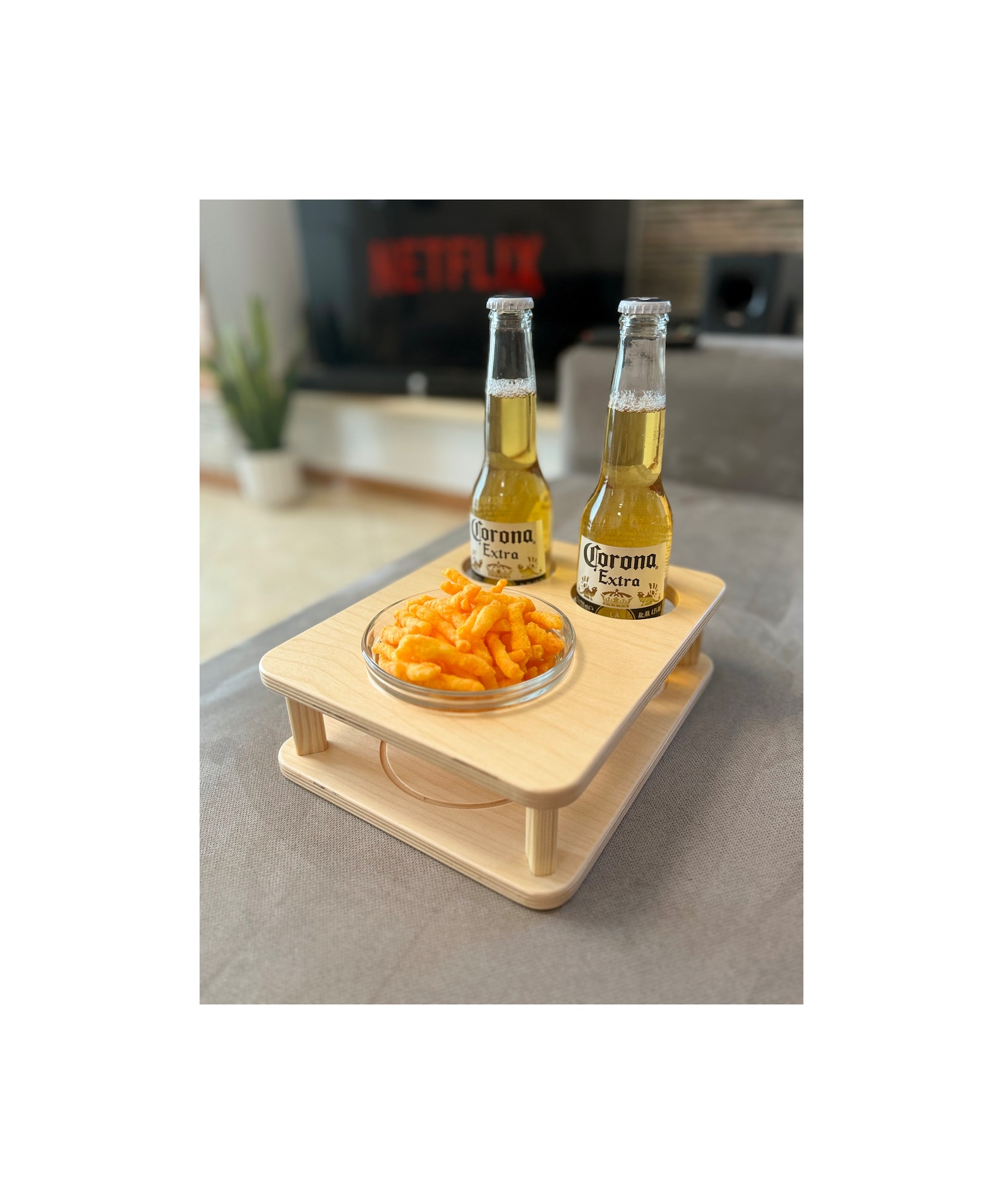Couchbar – Small Wooden Drink and Snack Holder for the Sofa - Etsy