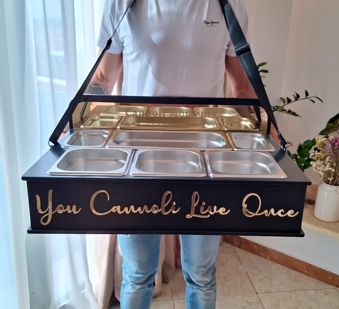 Wearable Cannoli Box: Mobile Dessert Station With Straps - Etsy