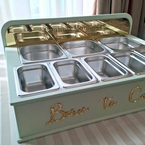 Portable Cannoli Dessert Station: Handcrafted Luxury Catering Box - Etsy