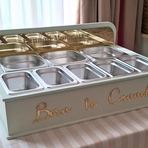 Portable Cannoli Dessert Station: Handcrafted Luxury Catering Box - Etsy
