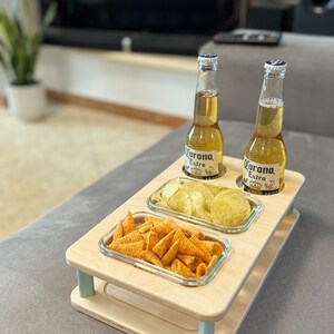 Couchbar – Wooden Drink and Snack Holder for the Sofa - Snack Bar ...