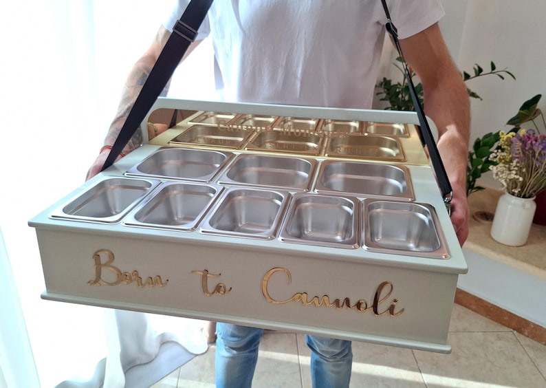 Portable Cannoli Dessert Station: Handcrafted Luxury Catering Box - Etsy