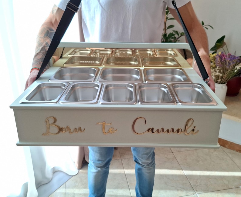 Portable Cannoli Dessert Station: Handcrafted Luxury Catering Box - Etsy