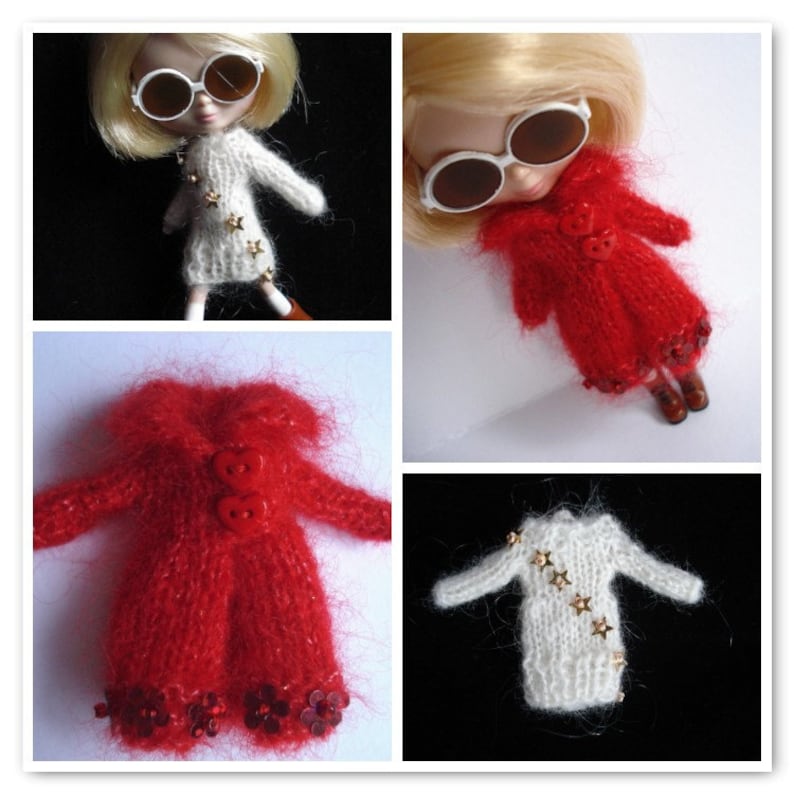 Pdf Knitting Pattern - Petite Blythe Sweater Dress and Coat. - Etsy UK