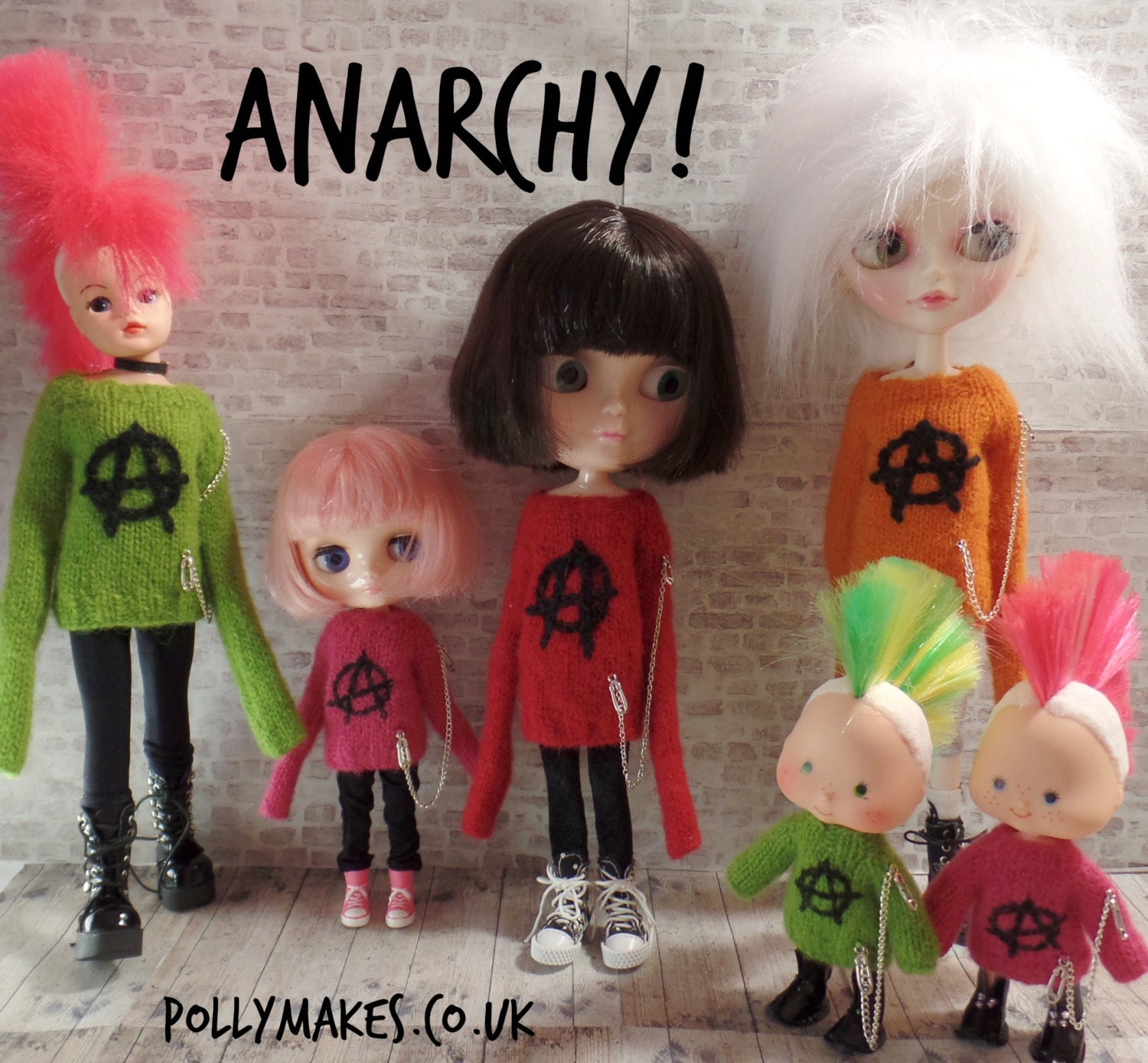 PDF Knitting Pattern for Anarchy Sweater in FOUR Sizes - Etsy