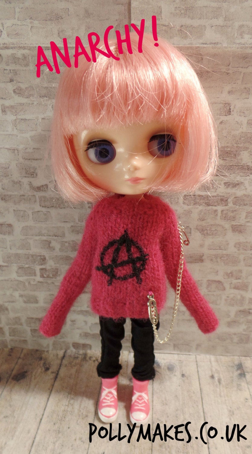 PDF Knitting Pattern for Anarchy Sweater in FOUR Sizes - Etsy