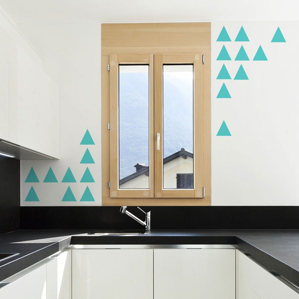 Triangle Wall Decals - Etsy