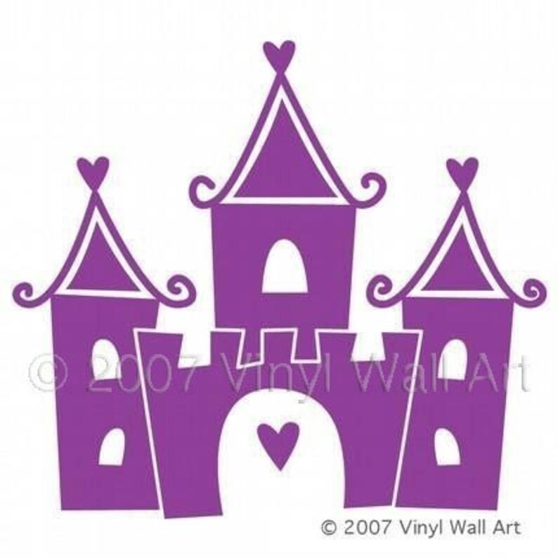 Castle Vinyl Decal - Princess Castle, Fairy Tale Castle, Little Girl ...