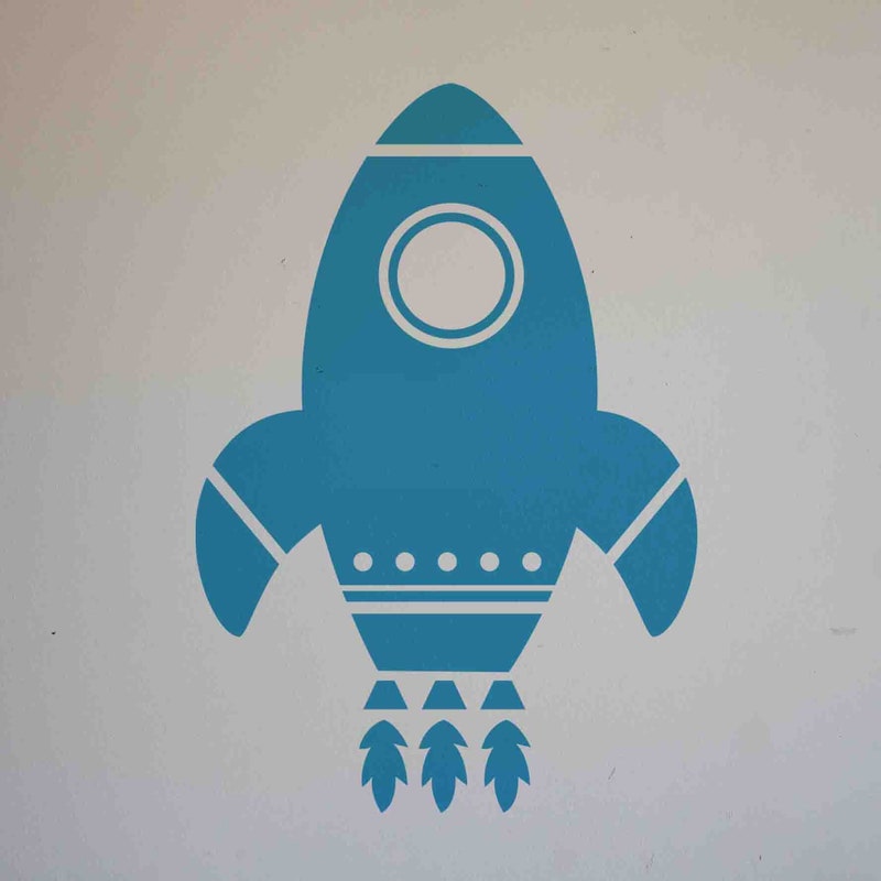 Pink Rocket Ship - Etsy