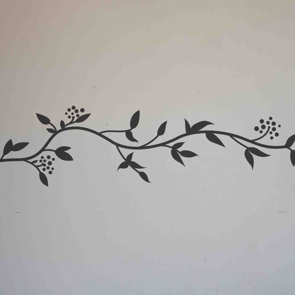 Large Leaf Wall Decal - Etsy