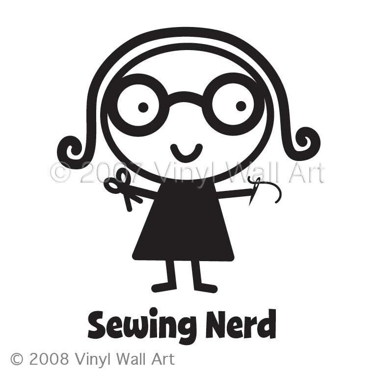 Sewing Nerd Vinyl Car Decal Car Sticker Laptop Sticker - Etsy UK