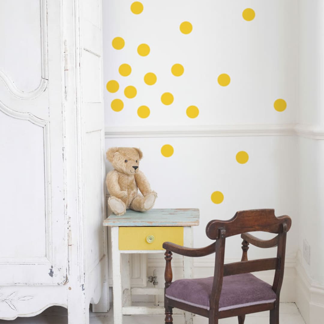 Polka Dot Wall Confetti. Set of 40 – 3 Inch (2.67 Cm) Polka Dot Wall ...