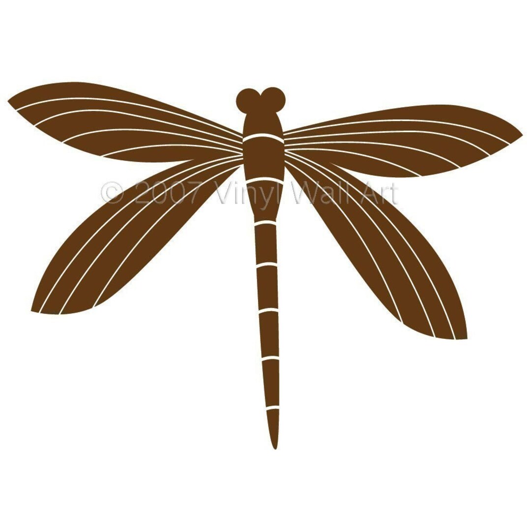 Dragonfly Vinyl Decal, Home Decor, Office Design, Window Decal ...