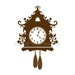 Cuckoo Clock Vinyl Decal Size SMALL, Clock, Home Decor, Office Decal ...