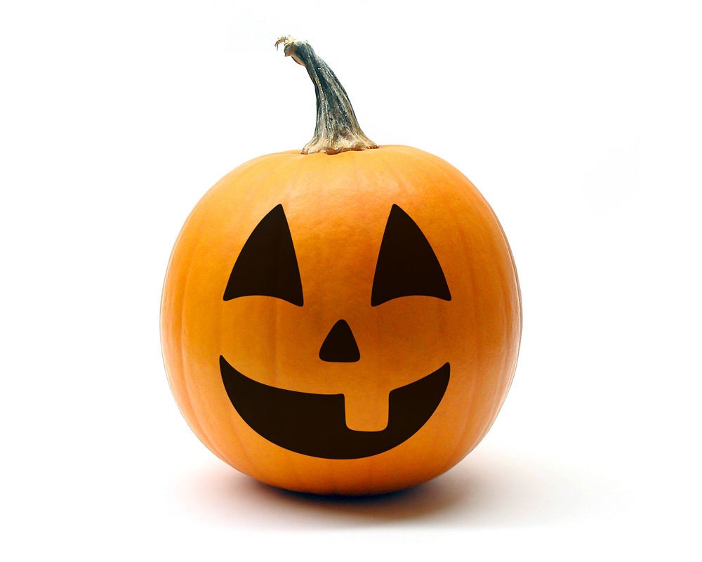 Jack O Lantern Face 3 Size MEDIUM Halloween Decorations Etsy