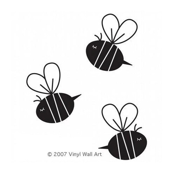Bee Wall Decal - Etsy