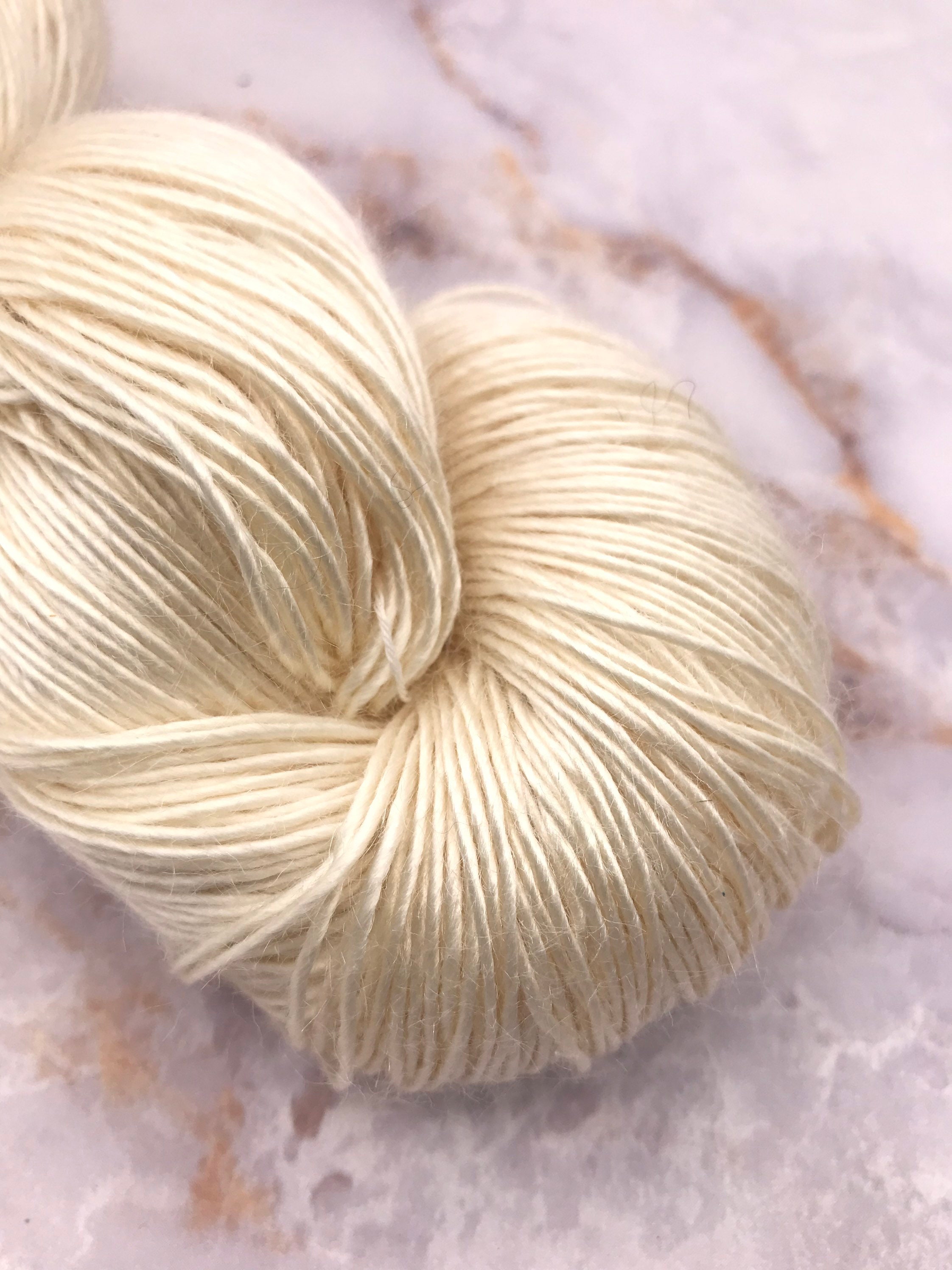 FINGERING Tussah Silk Singles Undyed Yarn, Fingering Weight Tussah Silk ...
