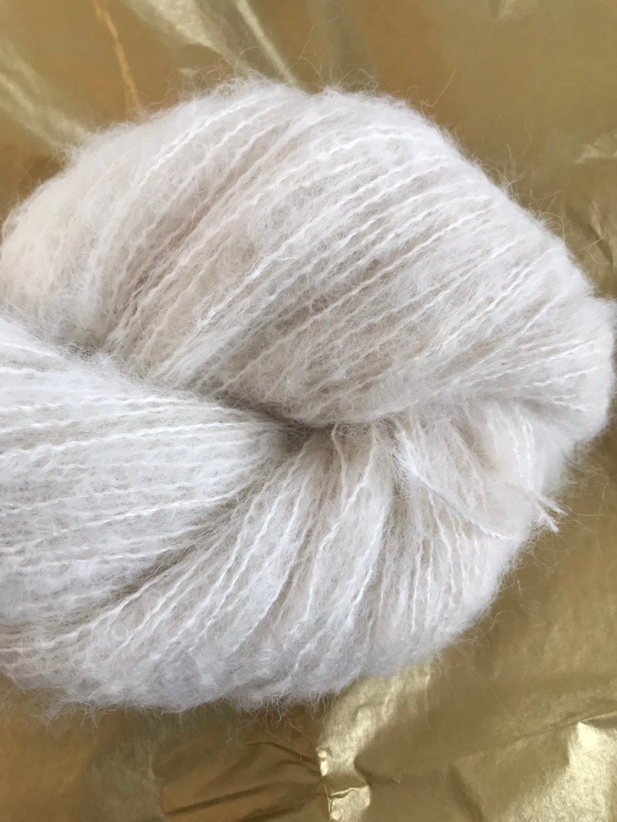 LACE Brushed Alpaca Silk Undyed Yarn Undyed Lace Yarn Alpaca | Etsy
