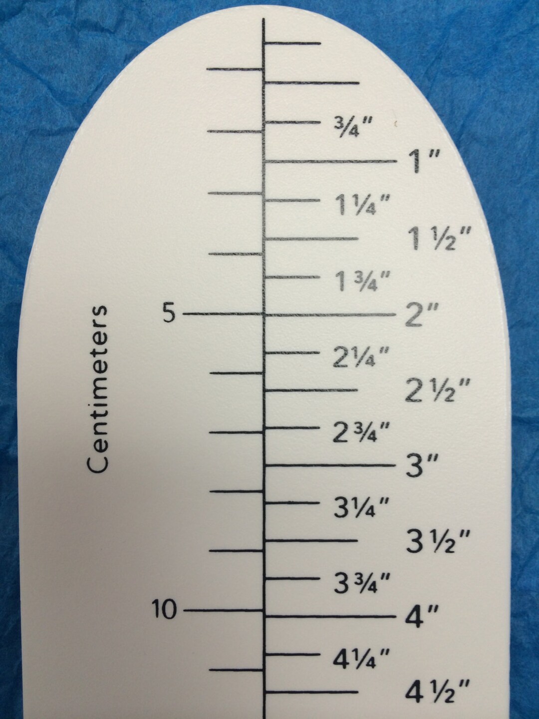 Sock Ruler, Sock Measuring Tape, Knitting Ruler, Made in USA, Ruler ...