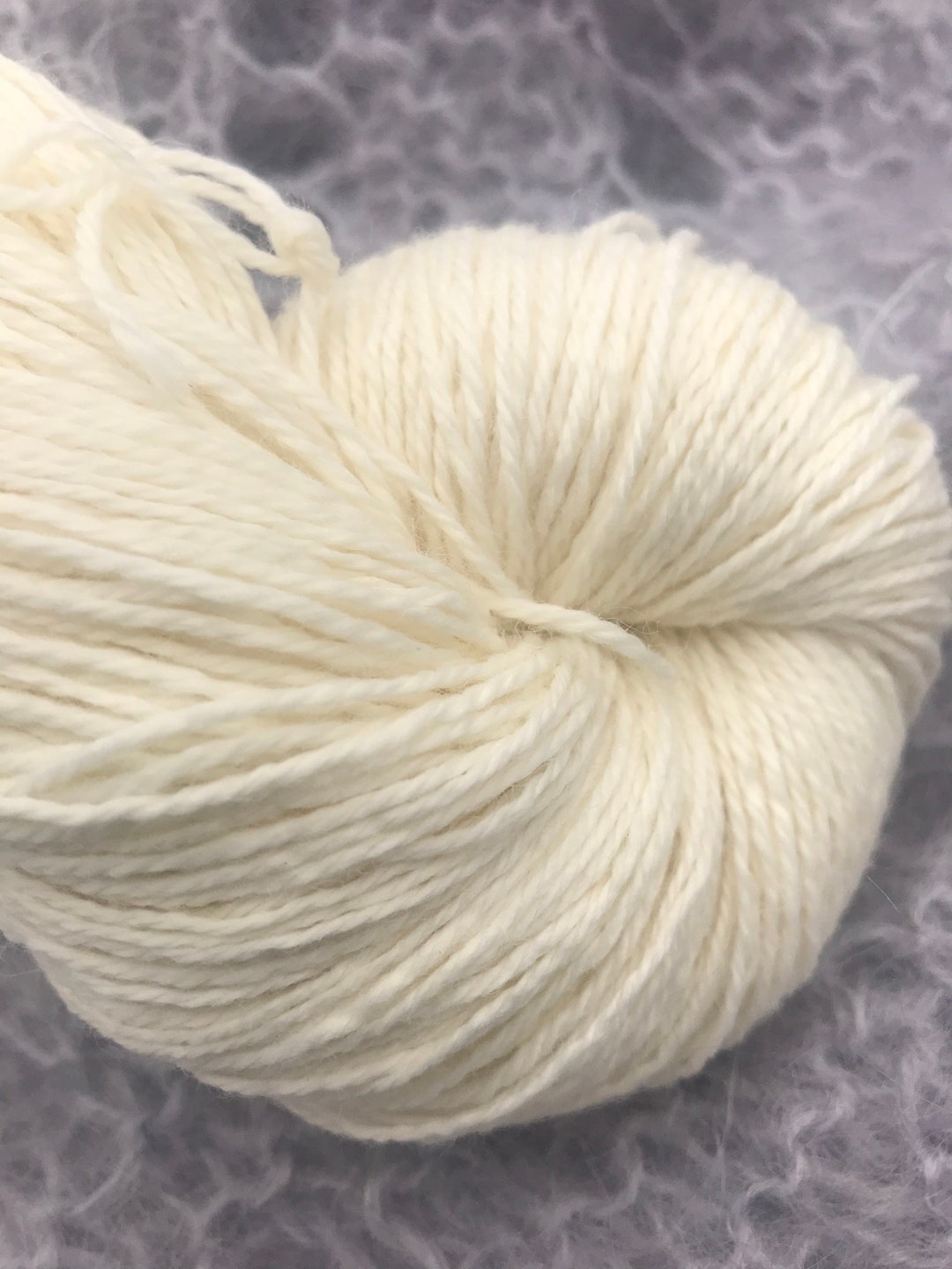 SOCK Organic Merino Wool and Recycled Nylon Undyed Yarn Blank Base, Non ...