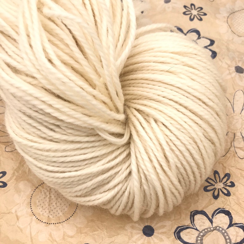 8 Oz BULKY Mohair Merino Wool Natural Ecru Undyed Yarn Base 8 - Etsy
