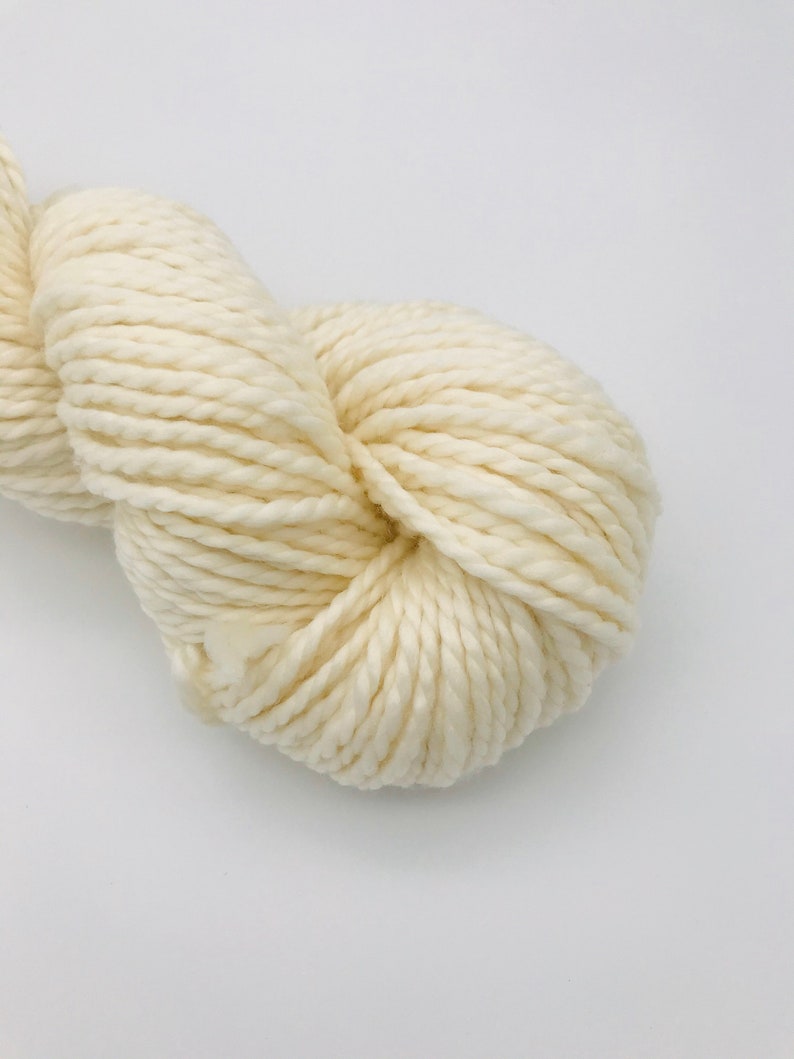 BULKY Merino Wool Undyed Yarn, Natural Super Chunky Bare Yarn Blank ...