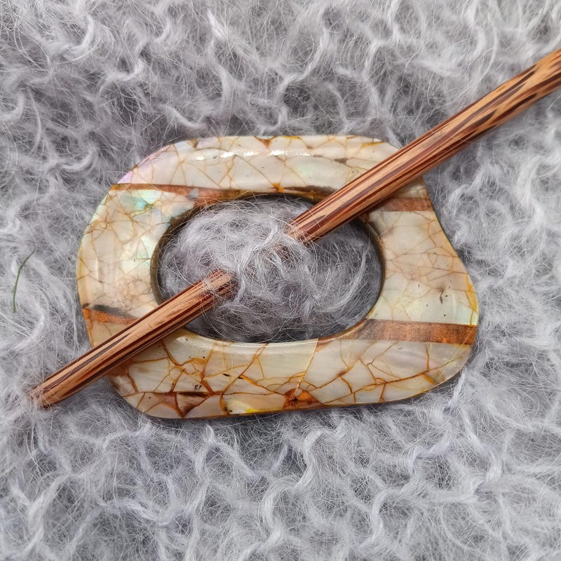 Copper Shawl Pin - Etsy