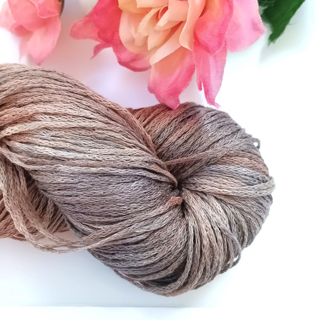 Juniper Moon Farm Hand Painted Pure Linen Yarn, Sport Weight Linen ...