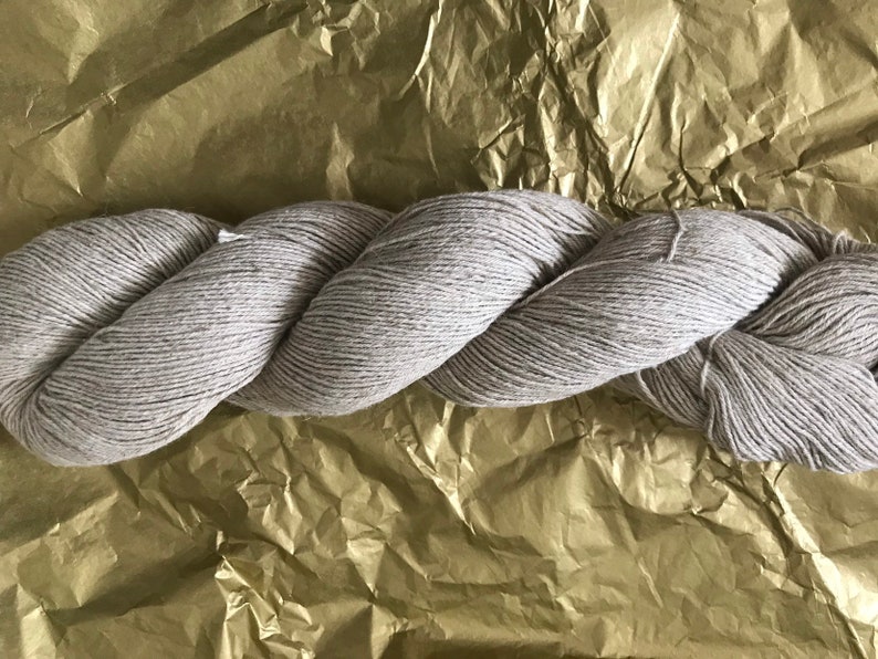 Organic Cotton Linen Yarn Undyed Yarn Fingering Weight | Etsy