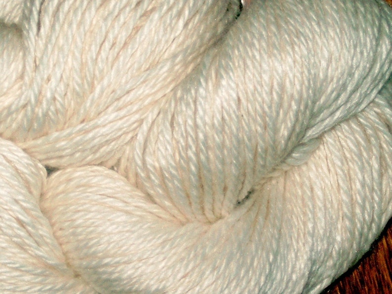 WORSTED Organic Cotton Bamboo Undyed Yarn Organic Yarn - Etsy
