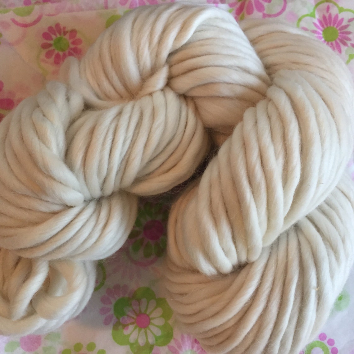 BULKY Merino Wool Singles Undyed Yarn, Undyed Super Chunky Yarn Base 20 ...