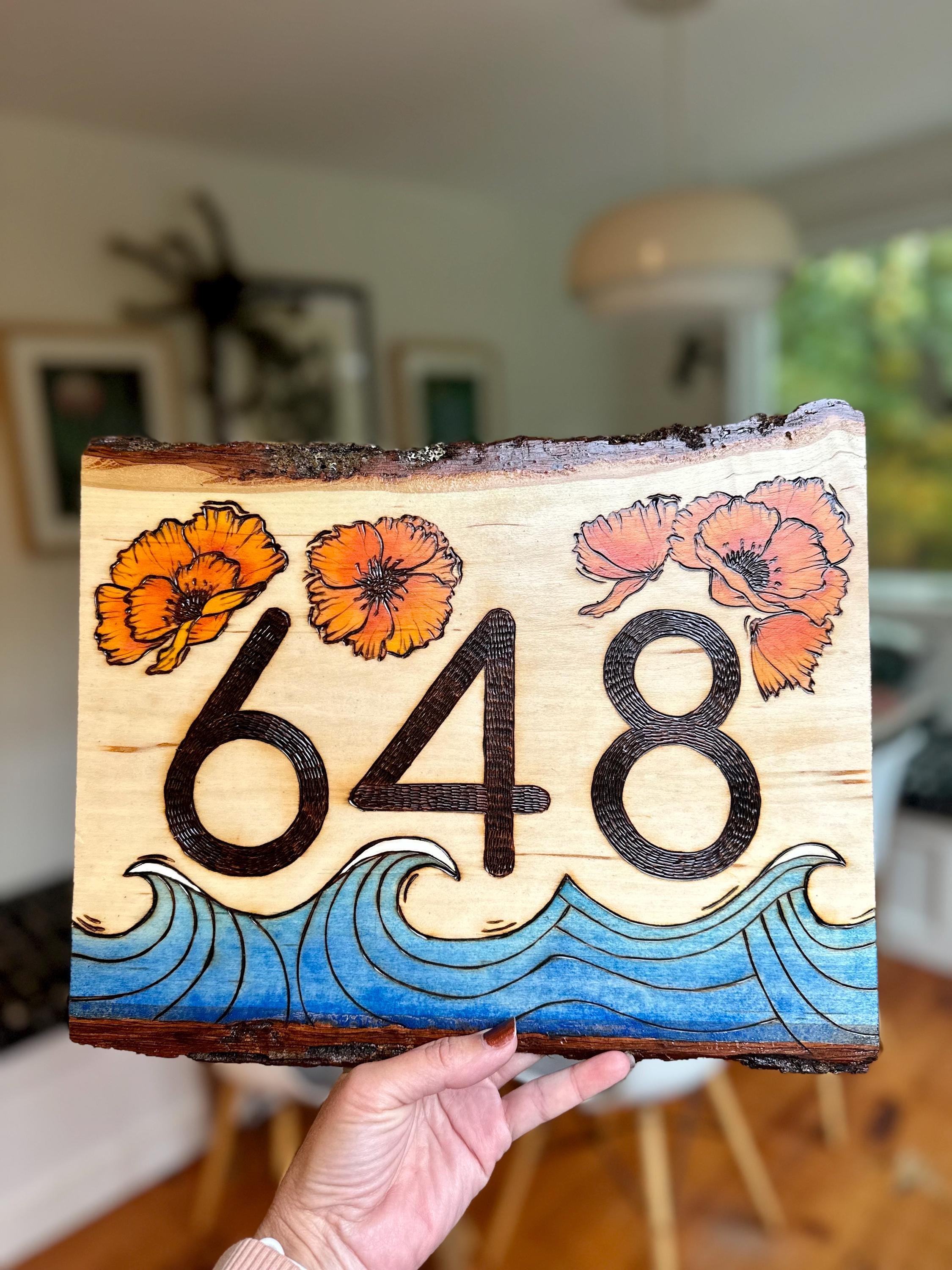 House Number Sign, Made to Order With Your Design, Personalized - Etsy