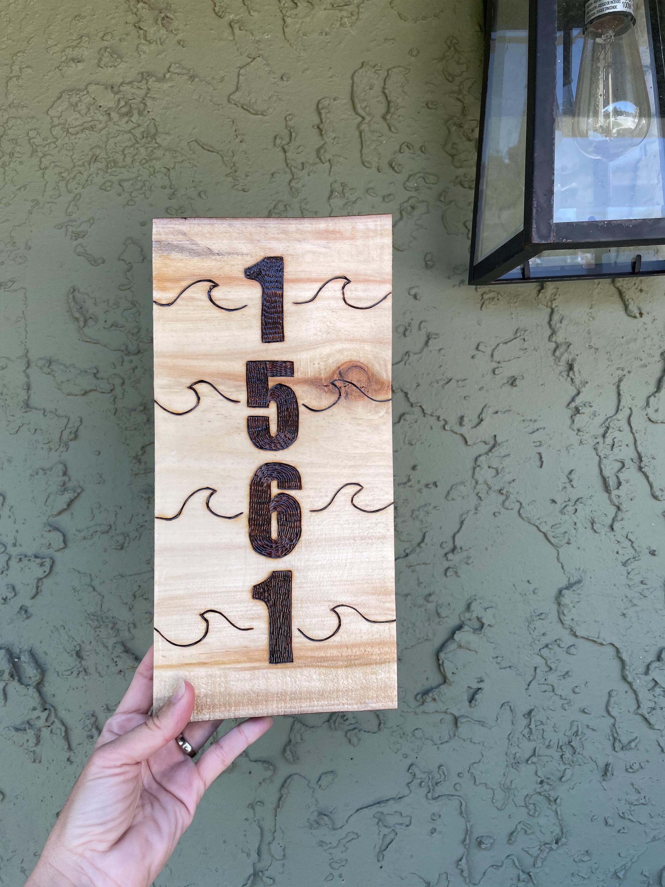 House Number Sign, Made to Order With Your Design, Personalized - Etsy