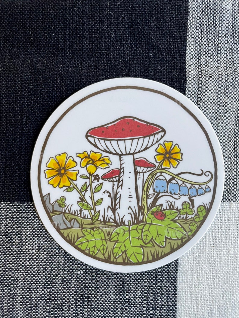 Single Sticker Hand-drawn Waterproof Decal You Choose Design | Etsy