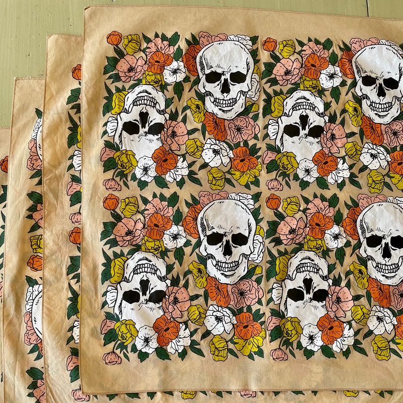 Flower Bandana - Etsy