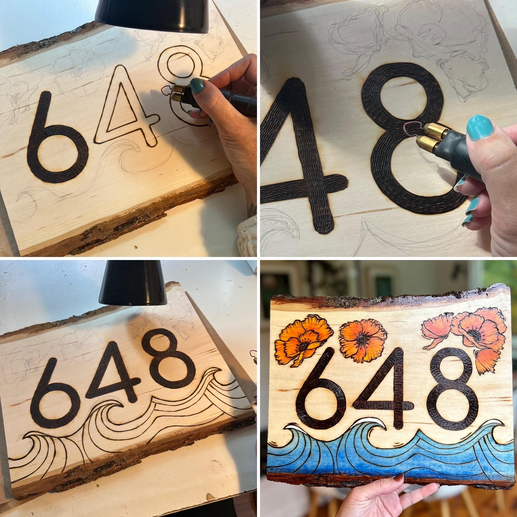 House Number Sign, Made to Order With Your Design, Personalized - Etsy