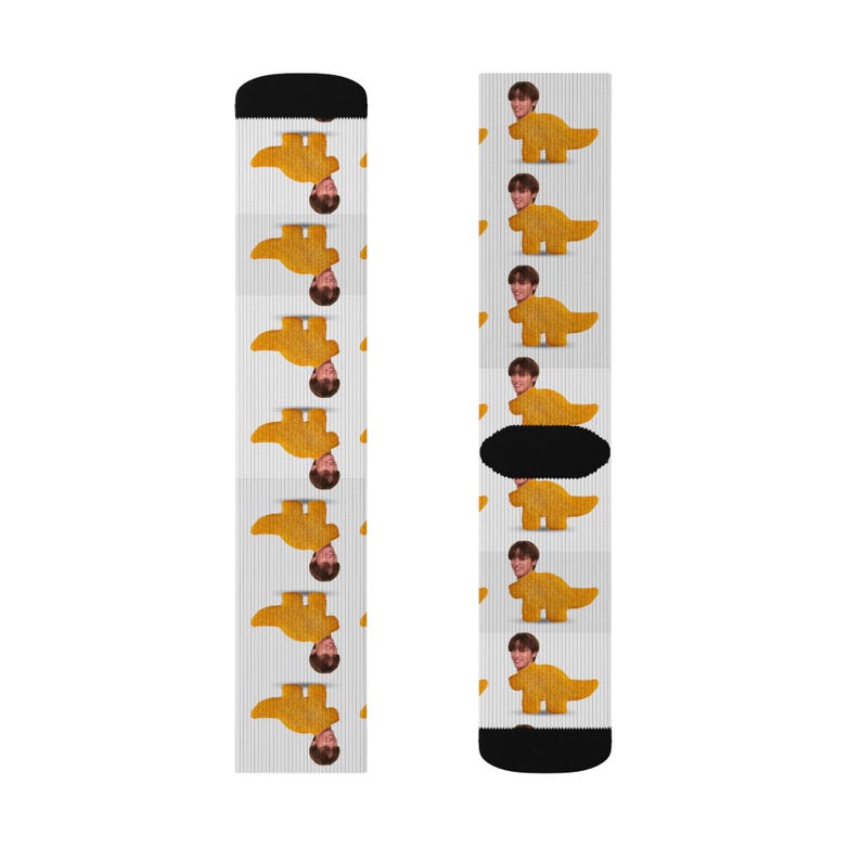 SEVENTEEN DINO Nugget Meme K-pop Funny Trendy Pattern Sublimation Socks ...