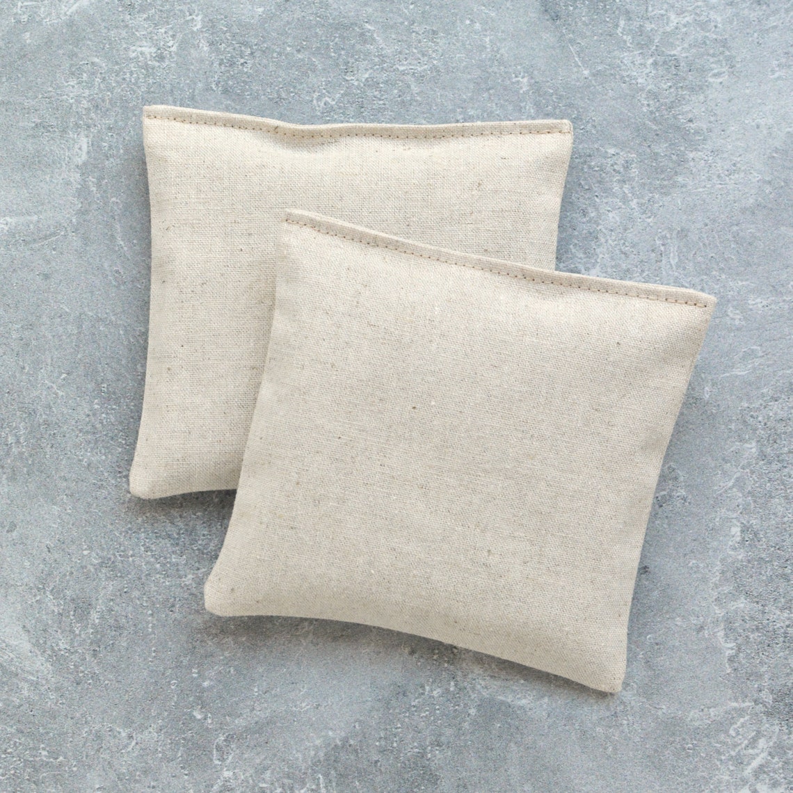 Natural Linen Lavender Sachets Set of 2 Organic FREE - Etsy