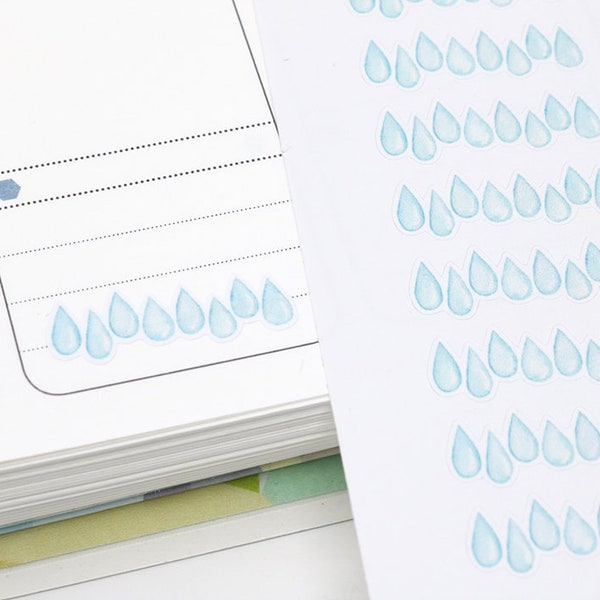 Water Drop Stickers - Etsy