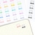 Full Box Clipboard Style Bujo Planner Stickers: Lined Checklist Blank ...
